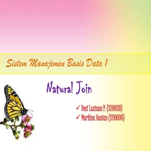 Natural join | PPT