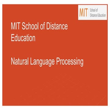 Natural language processing | PPT