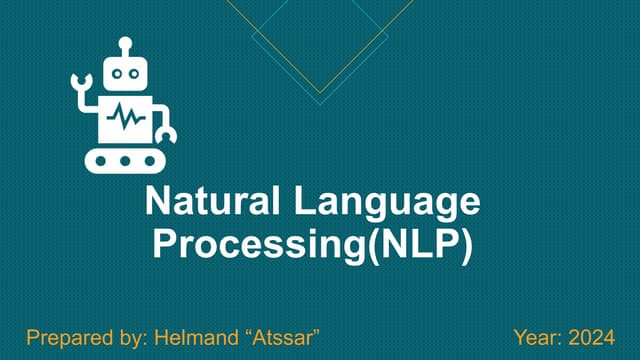 Natural Language Processing (NLP).pptx Natural Language Processing (NLP).pptx