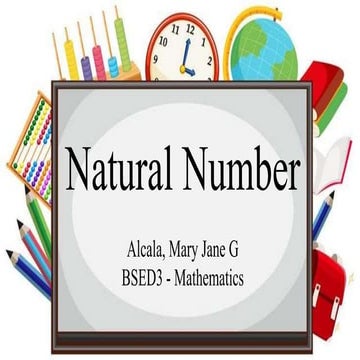 natural number.pptx | Physics | Science