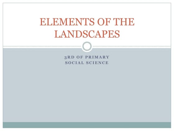 Landscapes part 2 | PPT