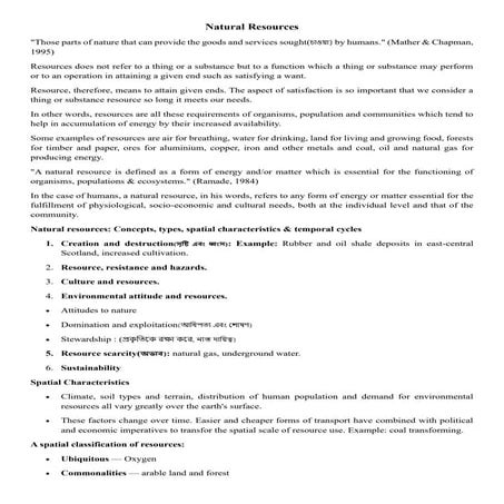 Natural Resource:Concepts, types, and spatial characteristics.pdf