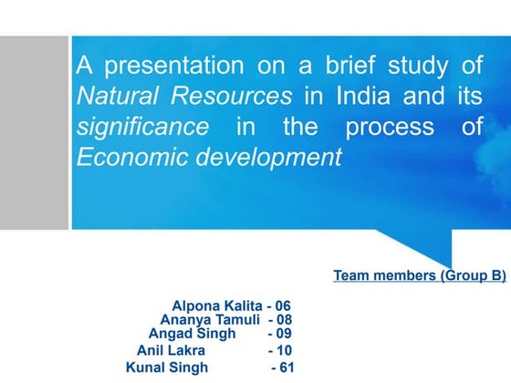 Land use-pattern in India and how to conserv the land | PPT