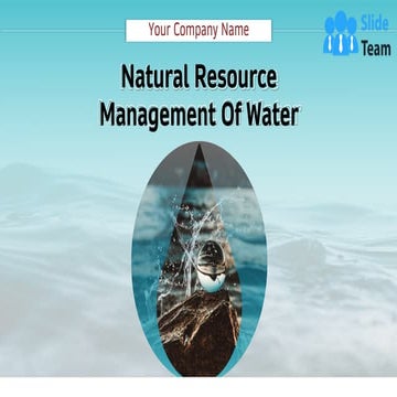 Natural Resource Management Of Water Powerpoint Presentation Slides | PDF