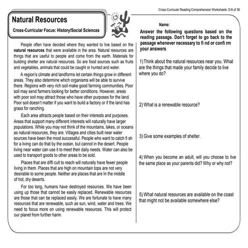 Natural resources | PPT