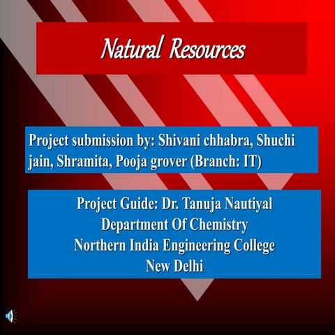 Natural resources | PPT