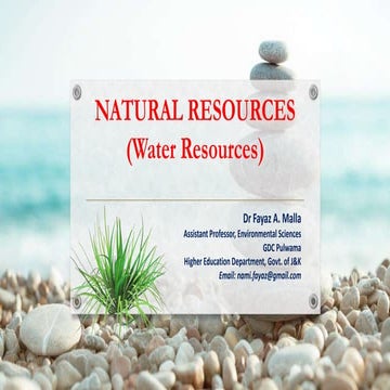 Natural resources | PPT