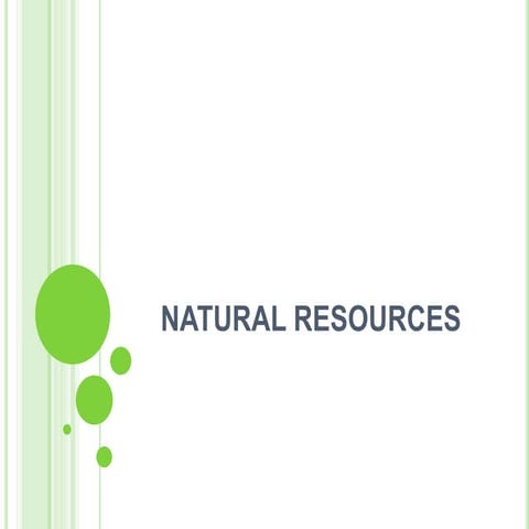 Natural Resources | PPT