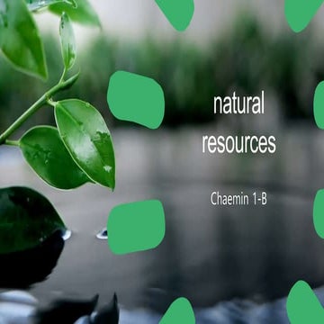 Natural resources | PPT