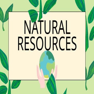Natural Resources Earth Science Presentation in Brown Green Organic ...