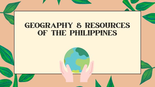 Water forms of the philippines | PPTX