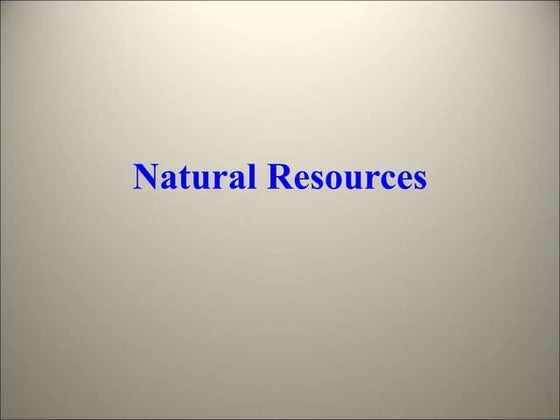 Presentation renewable energy resources | PPT