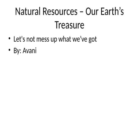 Natural_Resources_Presentations.pptx.pptx...... | PPTX