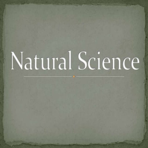 Natural science (1) | PPT