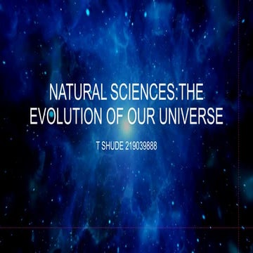 Natural sciences presentation | PPT