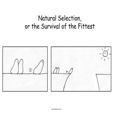 natural selection, or the survival of the fittest | PPTX
