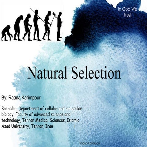 Natural selection | PPTX