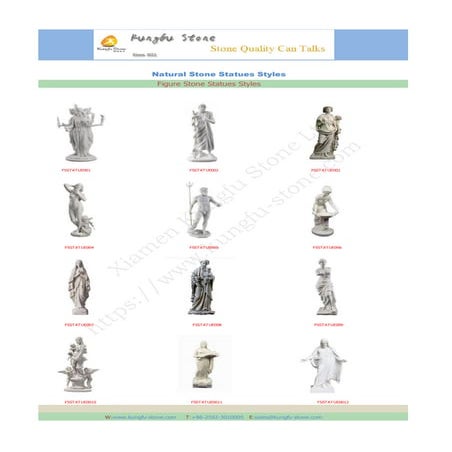 Natural stone statue catalog from China Kungfu Stone | PDF