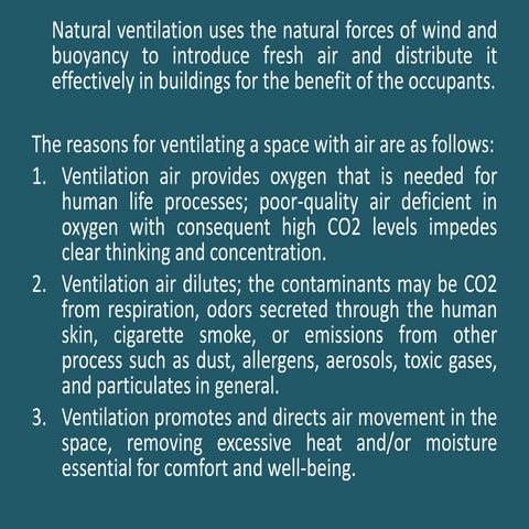 Natural ventilation | PPT