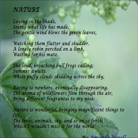Nature is our best friend | PPT