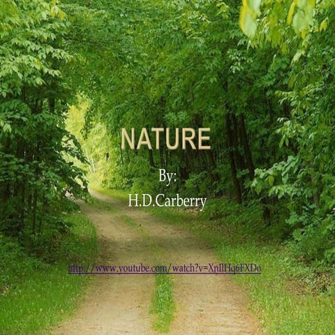 Nature by H.D. Carberry | PPTX