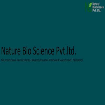 Nature bio- science | PPTX