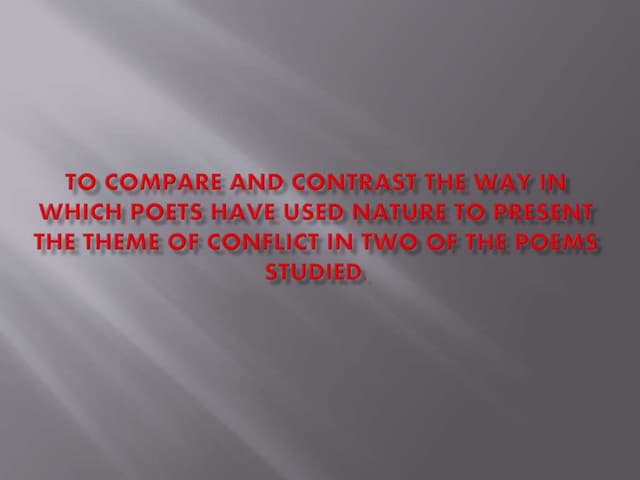 John Agard - Flag: GCSE AQA Conflict Cluster Poem Analysis | PDF