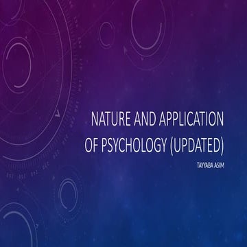 Nature and application of Psychology , dec 2020.pptx