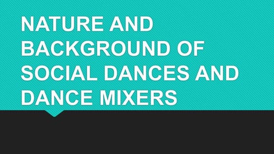 Social Dances | PPT