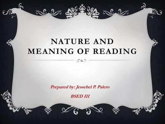 Three Reading Models | PPTX