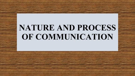 Purposive Communication Lesson 1: Nature, Elements, and Functions of ...