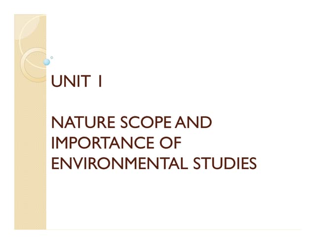 Environment and its components | PPTX