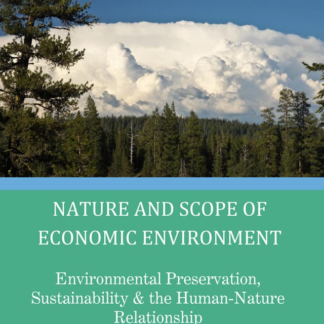 Nature of Economic Environment in Business Environment | PDF