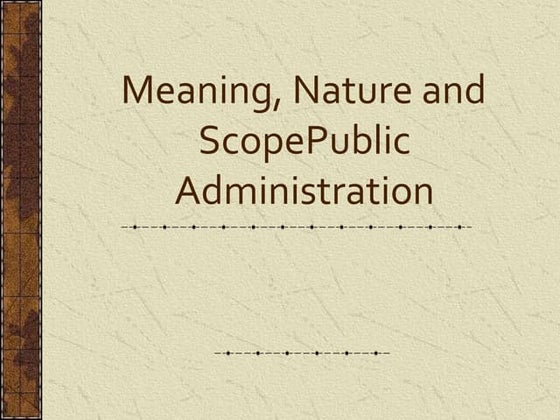 Administration Vs. Management | PPT