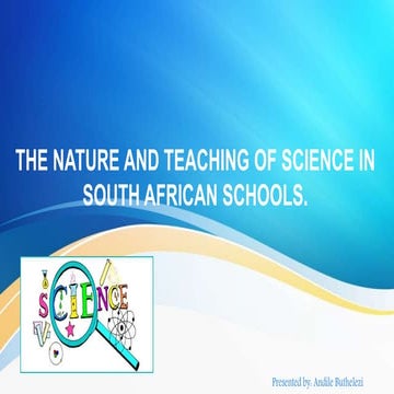 Nature and teaching of science. | PPTX