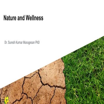 Nature and wellness | PPTX | Wellness | Healthy Living