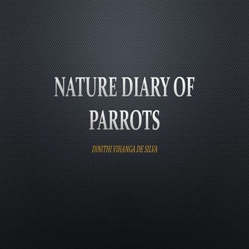 Nature diary | PPTX