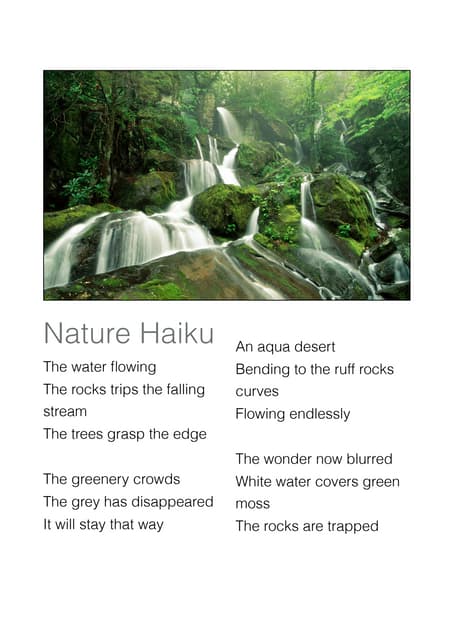 My nature haiku | PDF