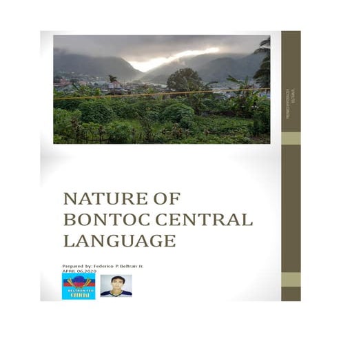 Nature of bontoc central language: Introduction.pdf