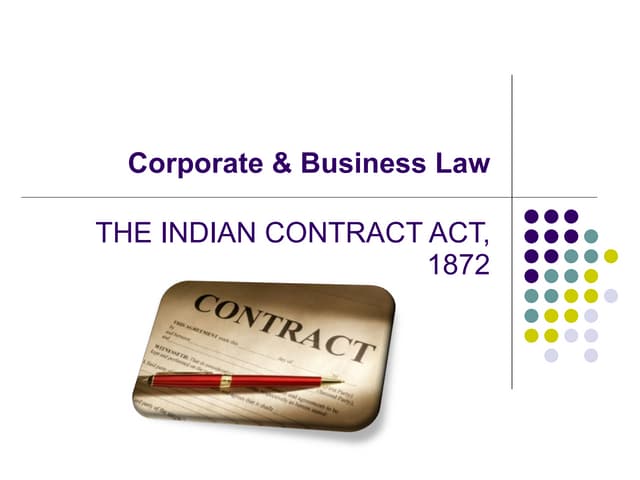 Introduction to Contract Law | PPTX