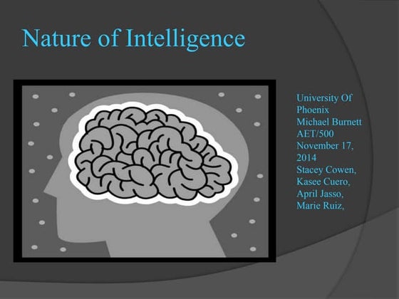 Types of intelligence | PPTX | Science