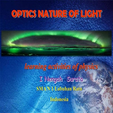Nature of light | PPT