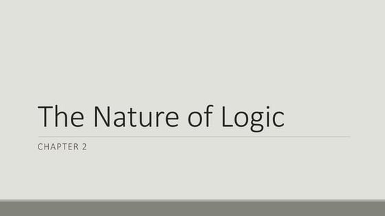 Formal Logic - Lesson 4 - Tautology, Contradiction and Contingency | PPT
