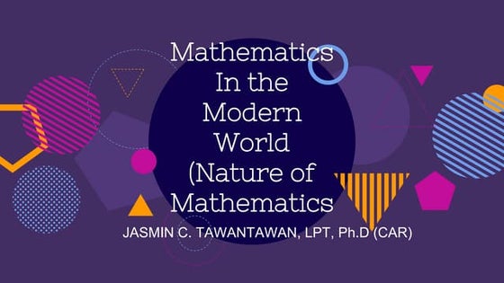 LESSON-1-NATURE-OF-MATHEMATICS. mathematics in modern world | PPTX