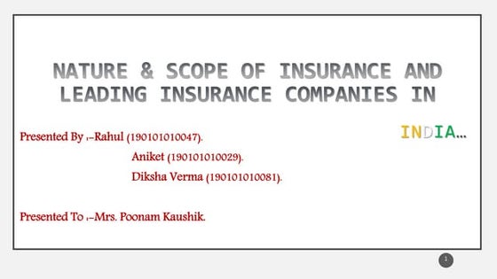 Insurance marketing firm | PPT