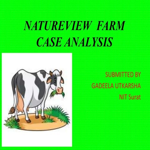 Natureview Farm - Case Study | PDF