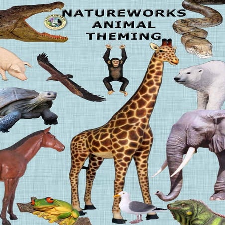 Fibreglass animal Sculpture for Indoor and Outdoor | PDF