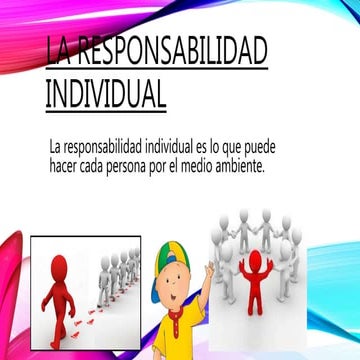 LA RESPONSABILIDAD INDIVIDUAL. | PPT