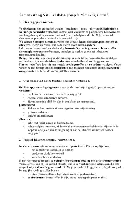 Blok 4 groep 8 | PDF