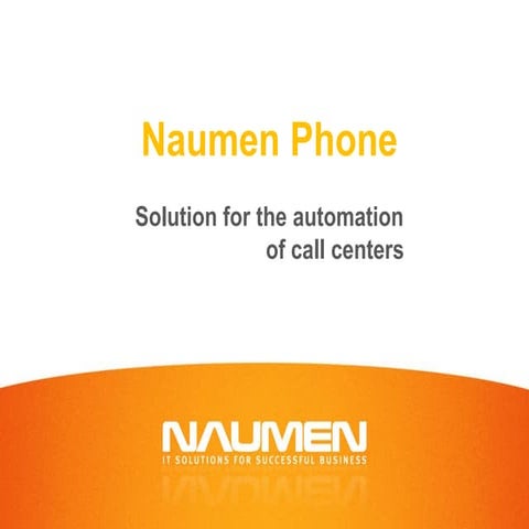 Naumen Phone presentation | PDF